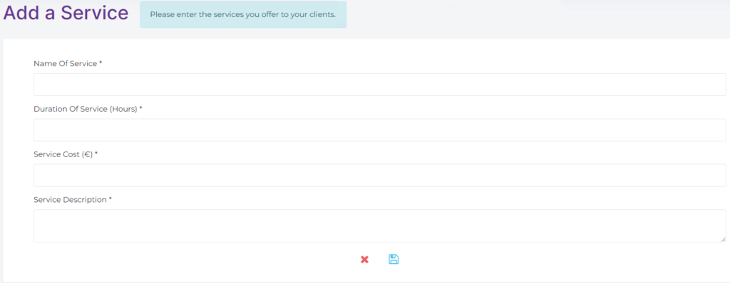 Add a Service - ClientShelf®