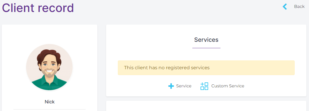 Access the Client Record - ClientShelf®