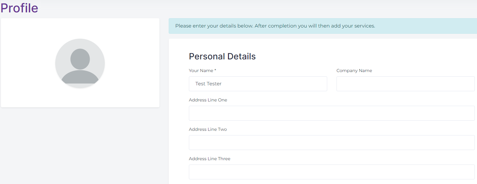 Create A Profile - ClientShelf®