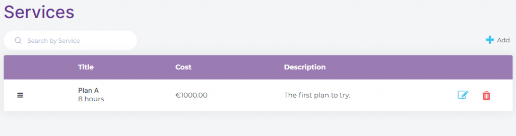 Add a Service - ClientShelf®