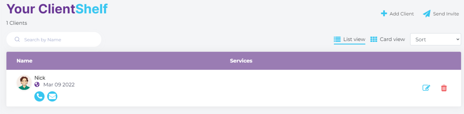 Your ClientShelf - ClientShelf®
