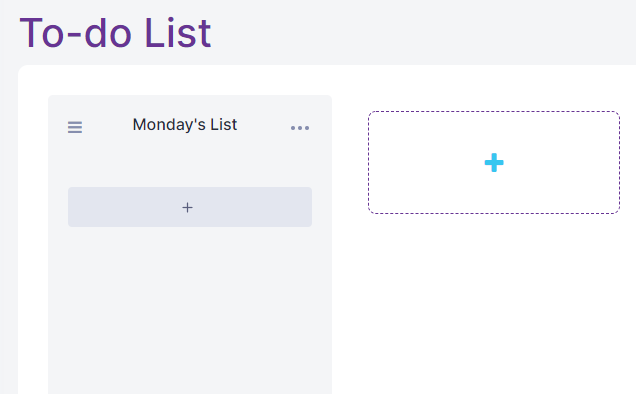 Create A To do List ClientShelf 